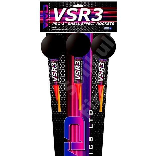 VSR 3" Pro Effect Ball Rocket by Vivid Pyrotechnics - Fireworks Frenzy