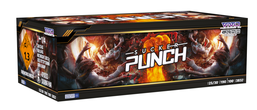 Sucker Punch by Vivid Pyrotechnics - Fireworks Frenzy